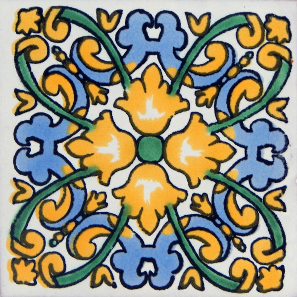 Mexican Tiles 6x6 - Etsy