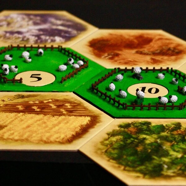Custom 3D Print Magnetic Game Board for Settlers of Catan - Etsy Canada