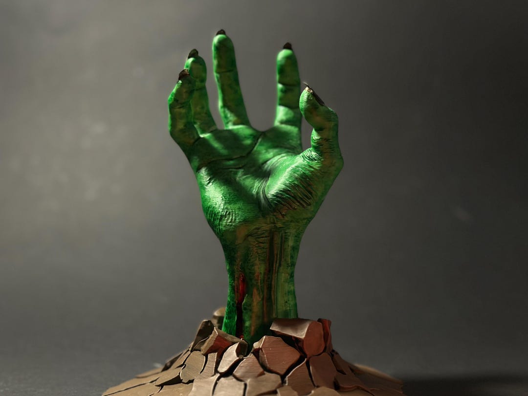 Zombie Hand Decoration – Hand-painted | Halloween Decoration Figure ...