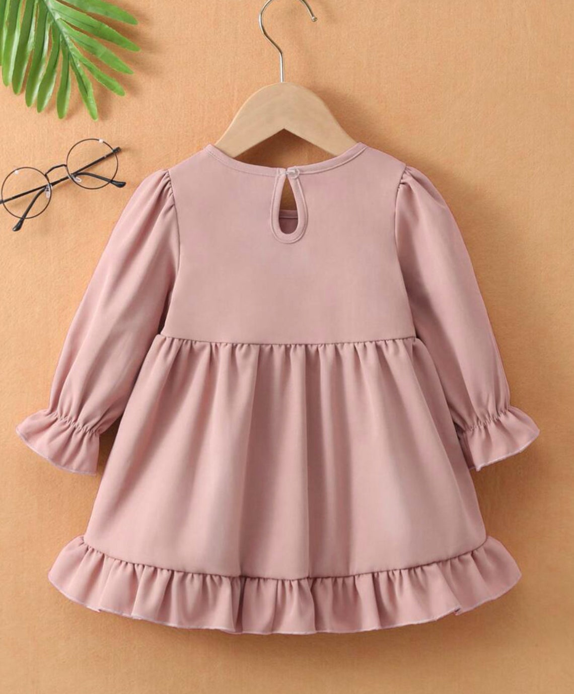 Baby Girl Easter Ruffle Wrap Dress - Etsy