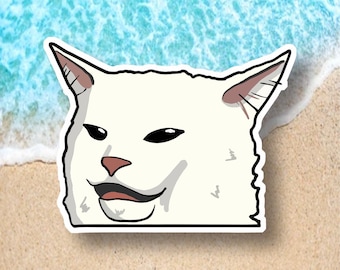 Smudge Cat Sticker - Etsy