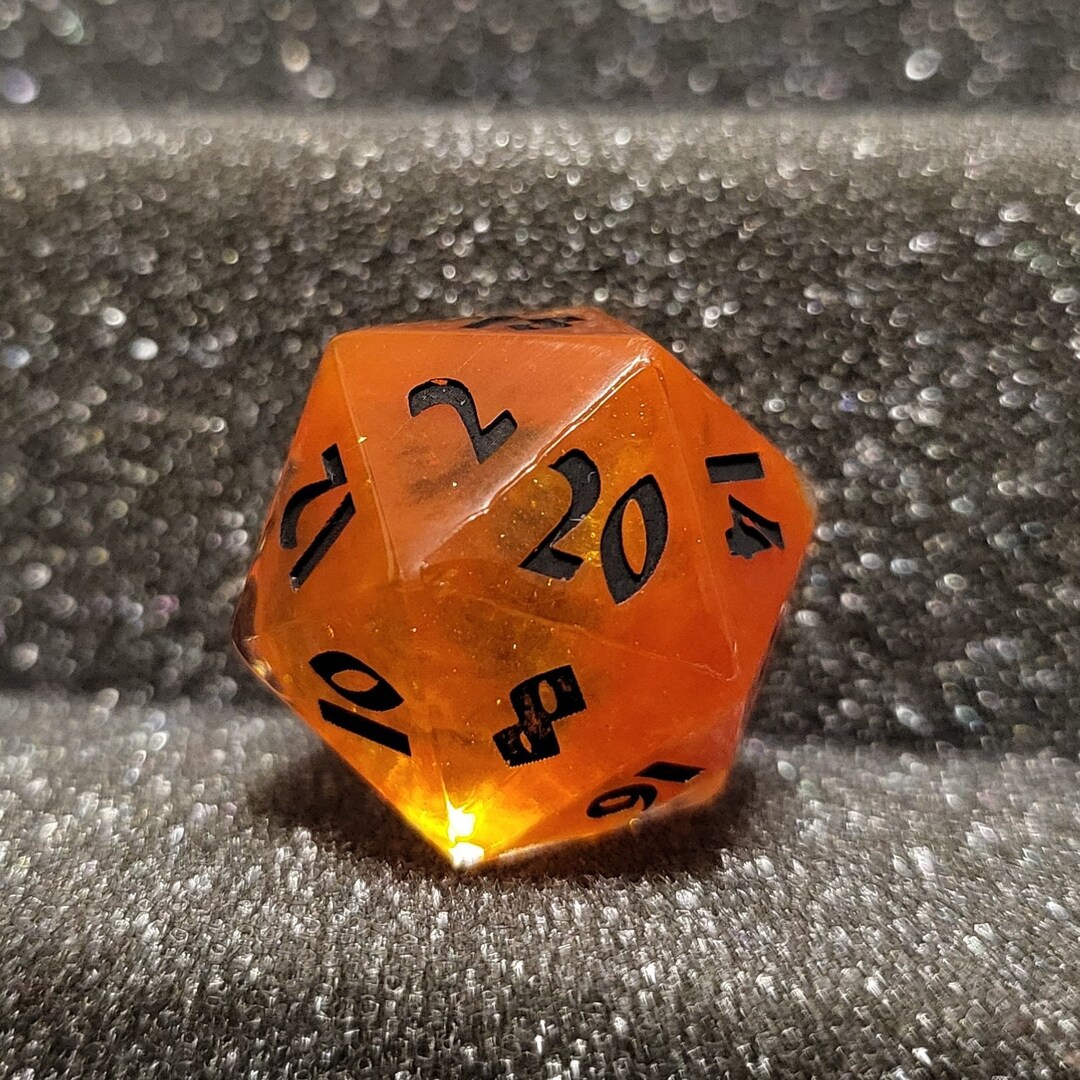 Pumpkin Clouds Full Set Handmade Dice - Etsy