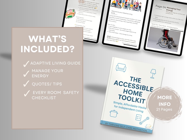 Adaptive Living at Home Toolkit | Kitchen Independence Checklist ...