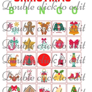 Printable Christmas Bingo Cards for School or at Home to Enjoy During ...
