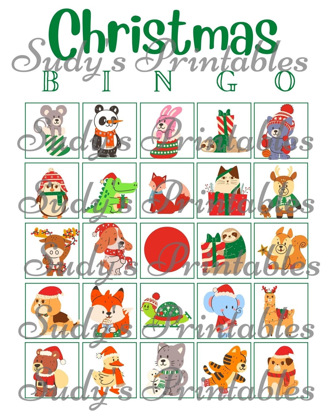 Printable Christmas Bingo Cards for You and Your Family to Enjoy During ...