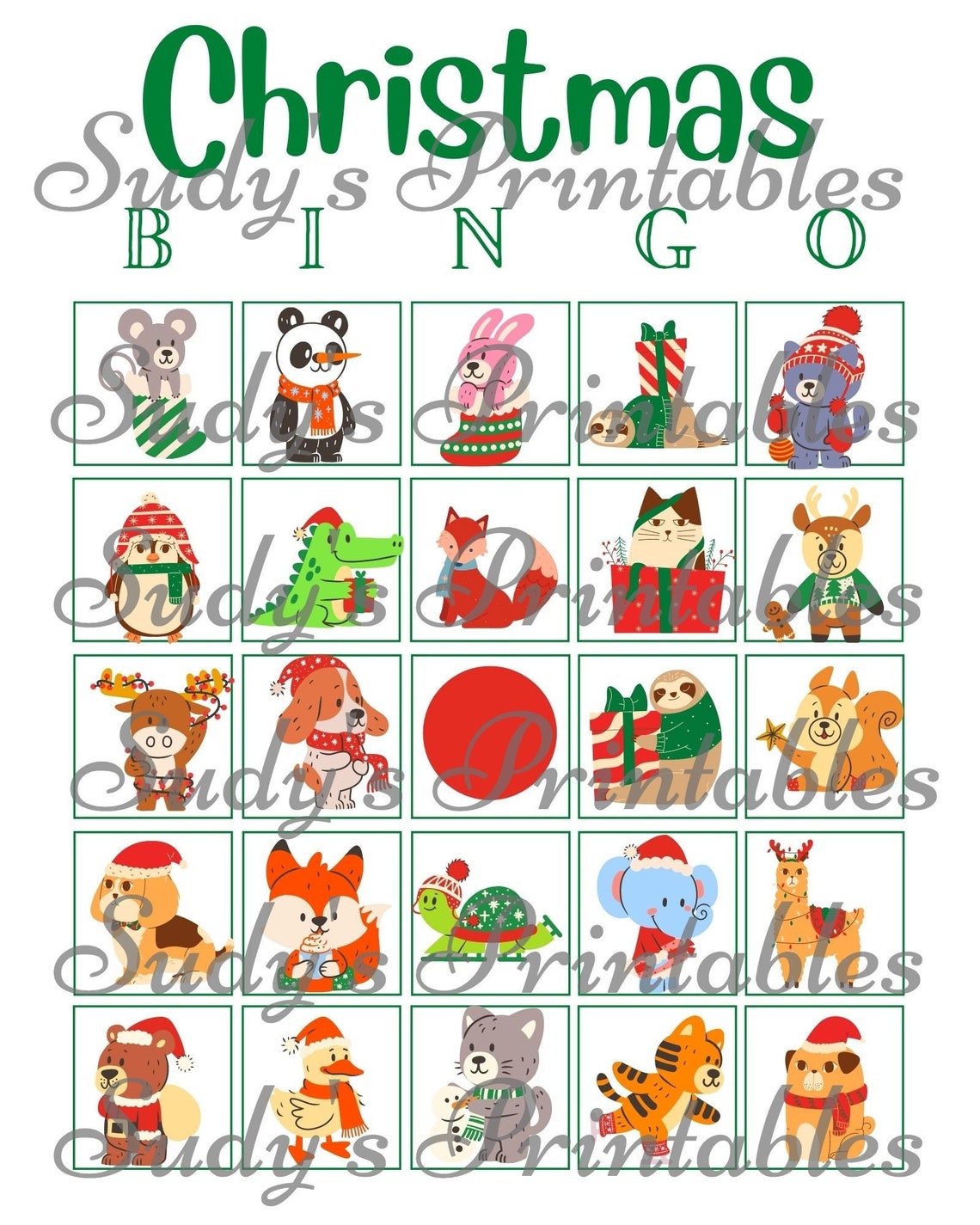 Printable Christmas Bingo Cards for You and Your Family to Enjoy During ...
