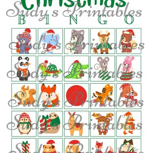 Printable Christmas Bingo Cards for You and Your Family to Enjoy During ...