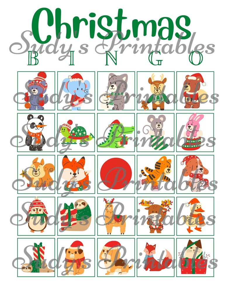 Printable Christmas Bingo Cards for You and Your Family to Enjoy During ...