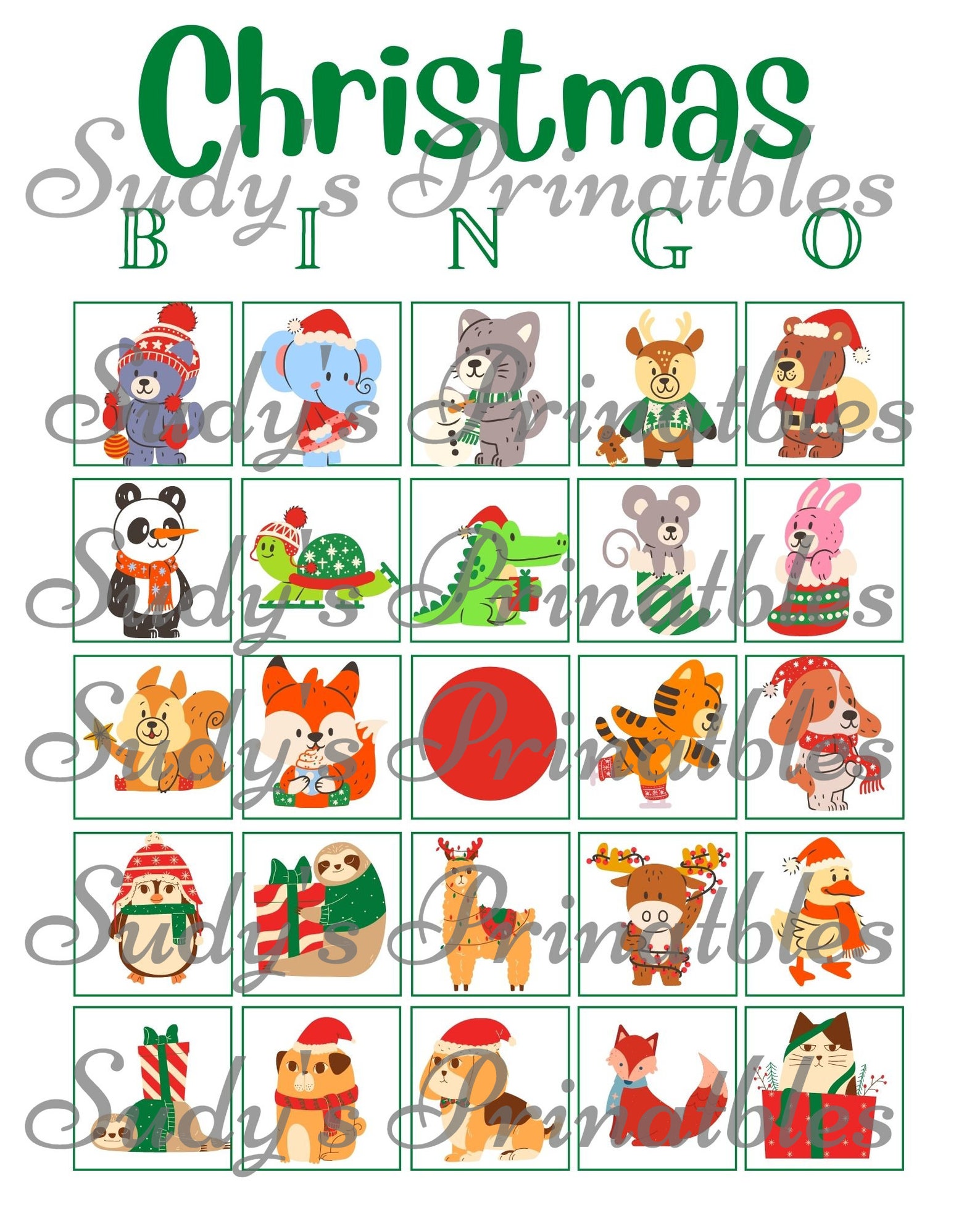 Printable Christmas Bingo Cards for You and Your Family to Enjoy During ...