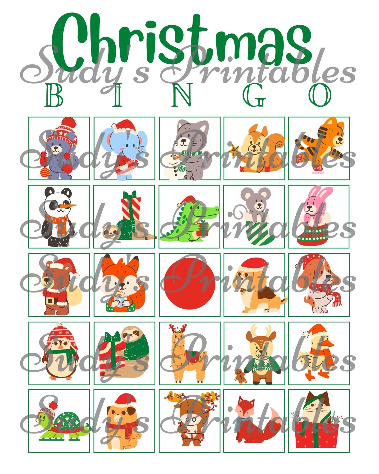 Printable Christmas Bingo Cards for You and Your Family to Enjoy During ...