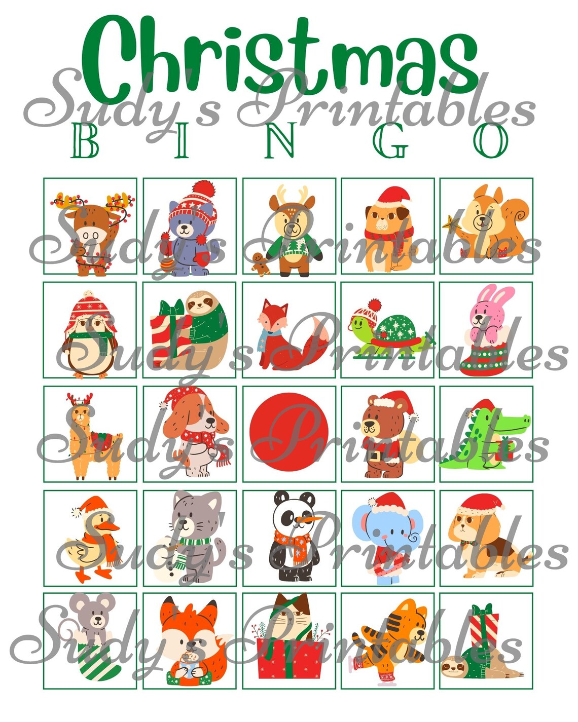 Printable Christmas Bingo Cards for You and Your Family to Enjoy During ...