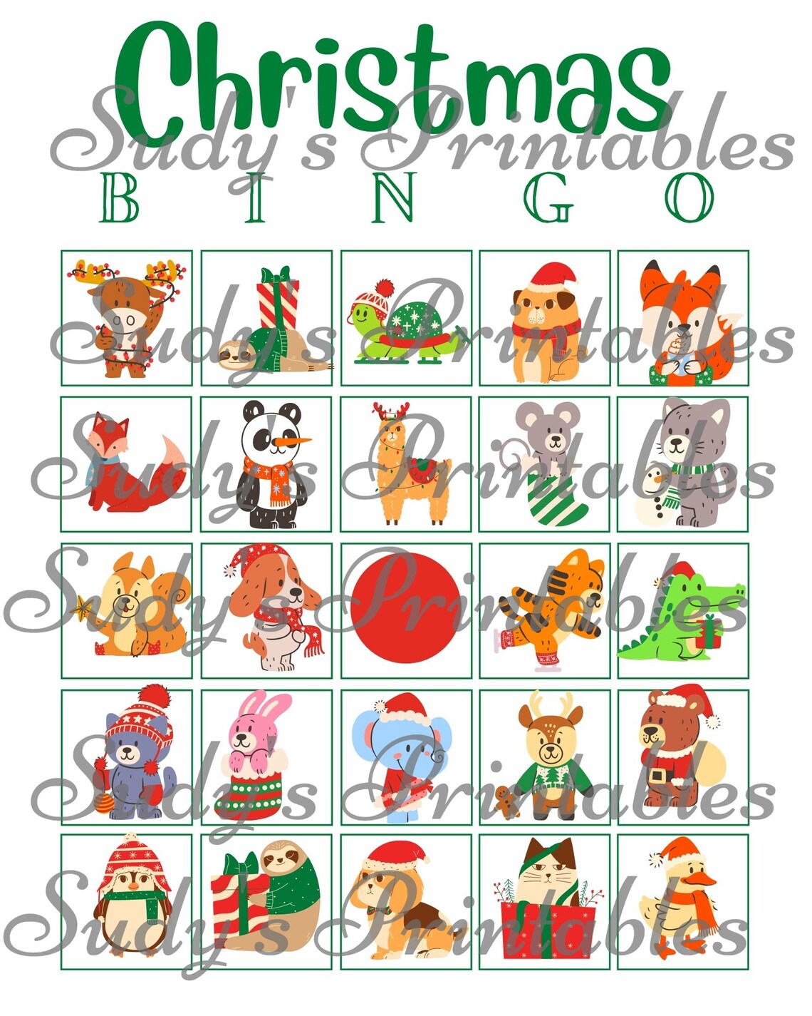 Printable Christmas Bingo Cards for You and Your Family to Enjoy During ...