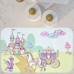 Cute Bath Mat Princess Decor Kids Room Decor Baby Shower Gift Kids ...