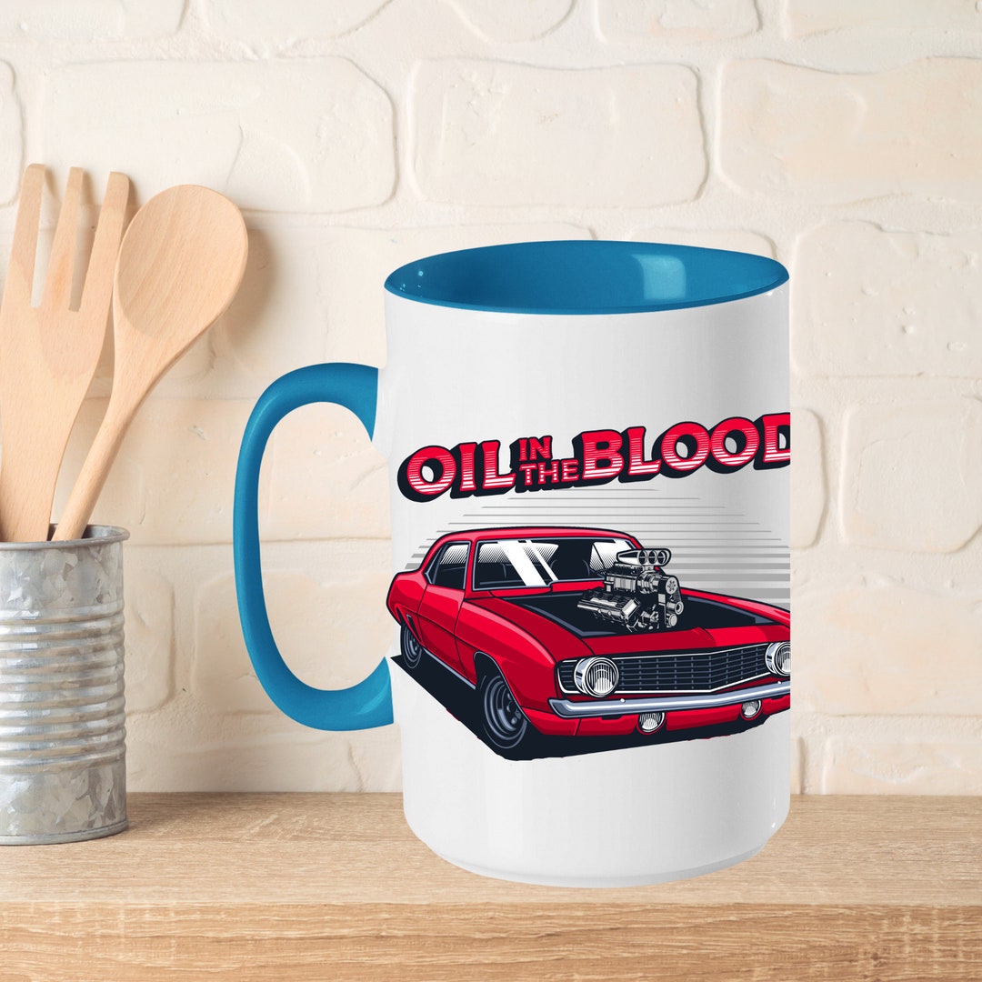 Classic Muscle Car Custom 15oz Coffee Mug Birthday Gift for Car Guy ...