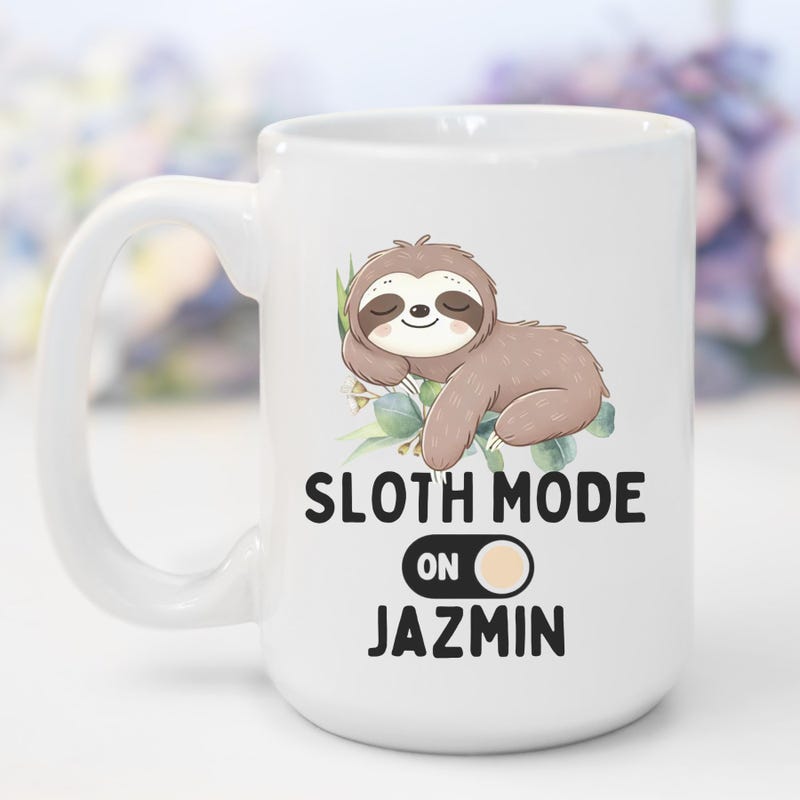 Sloth Tea Cup - Etsy