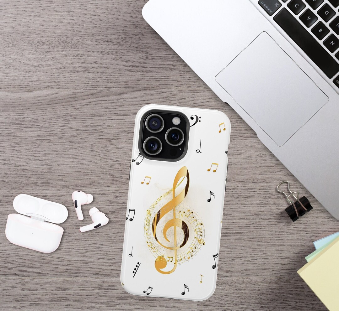 Music Notes Phone Case, Treble Clef Phone Case, iPhone Case 15 14 13 12 ...