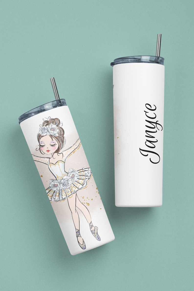 Personalized Ballerina Tumbler | Choose Your Ballet Dancer Style ...