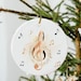 Music Note Themed Custom Ceramic Christmas Tree Ornament Gift for Music ...