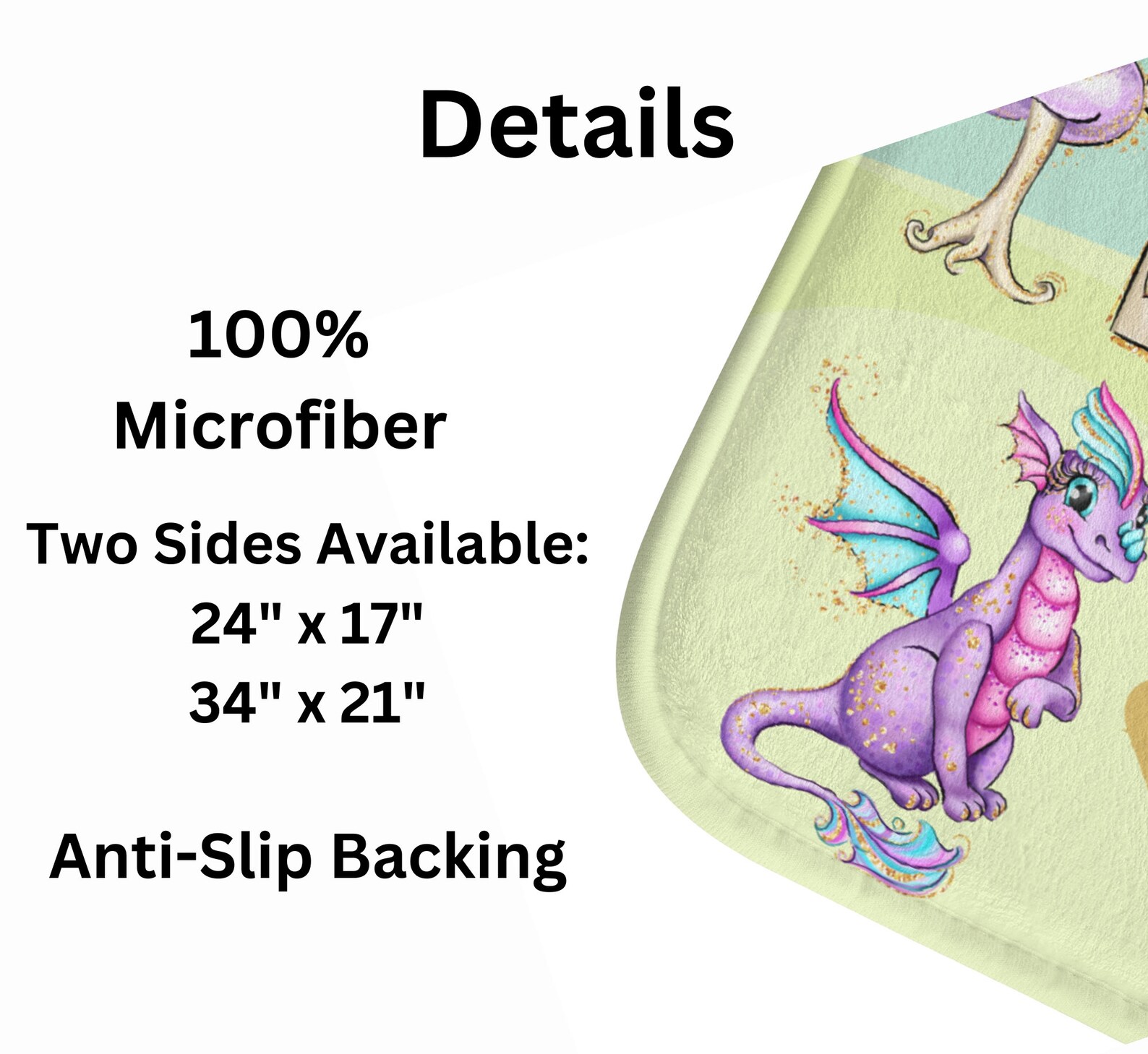 Cute Bath Mat Princess Decor Kids Room Decor Baby Shower Gift Kids ...