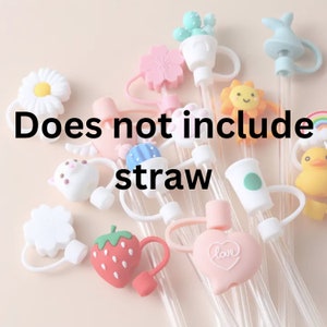 Straw Topper Cover Mermaid Fish Tail Seashell for Reusable Straws ...