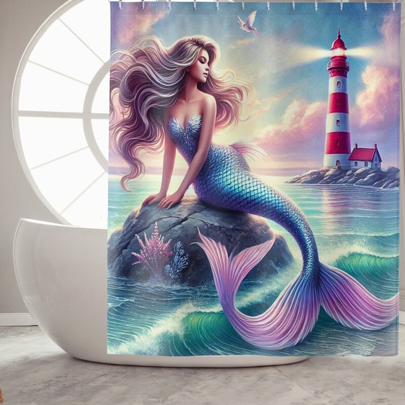 Mermaid Curtain - Etsy