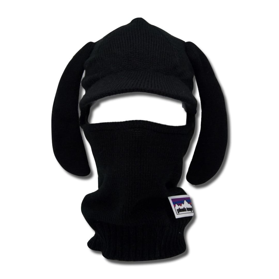 Black Brim 1-hole Balaclava | Sleek and Functional Winter Accessory - Etsy