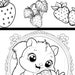 40 Coloring Pages | Animals Fruits Vegetables | Kids Fun Activity Book ...
