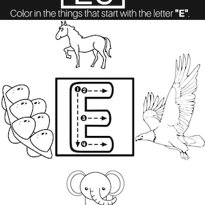 26 Printable Alphabet Coloring Pages Worksheets | Kids: Preschool ...