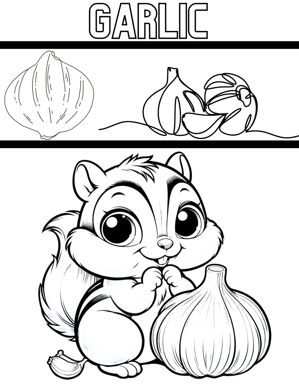 40 Coloring Pages | Animals Fruits Vegetables | Kids Fun Activity Book ...