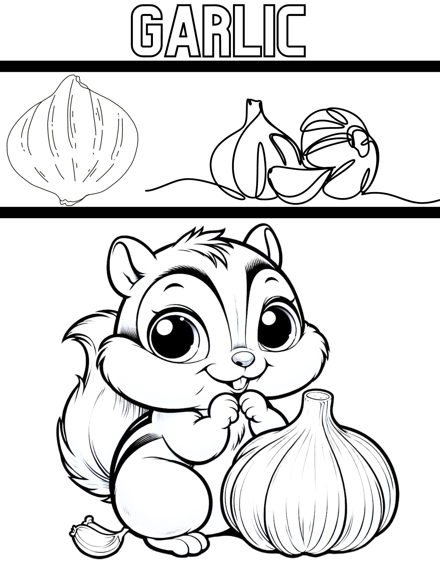 40 Coloring Pages | Animals Fruits Vegetables | Kids Fun Activity Book ...