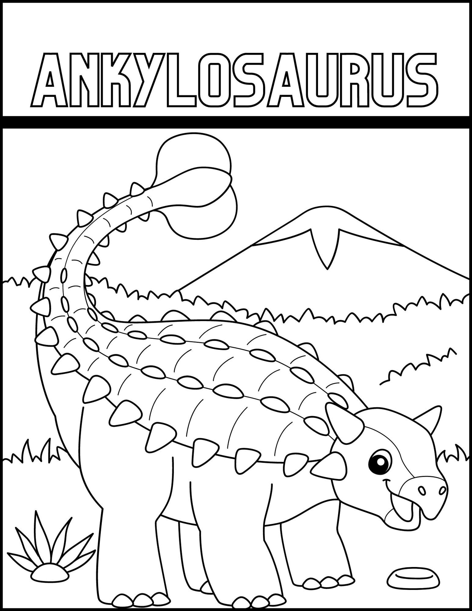 40 Dinosaur Coloring Pages |book | Kids Ages 4,5,6,7,8,9,10 | Fun ...