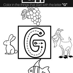 26 Printable Alphabet Coloring Pages Worksheets | Kids: Preschool ...
