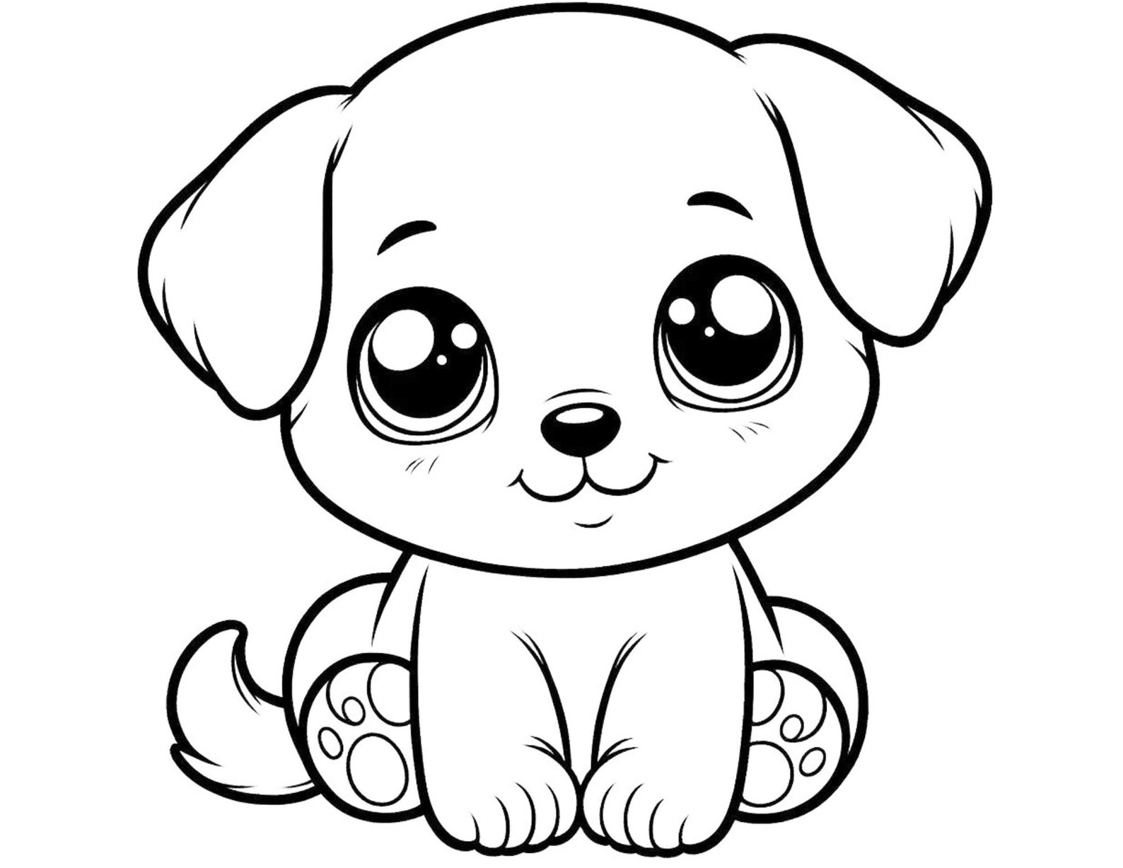 Cute Baby Animal Coloring Book , Page | Fun Activity | Children ...