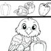 40 Coloring Pages | Animals Fruits Vegetables | Kids Fun Activity Book ...