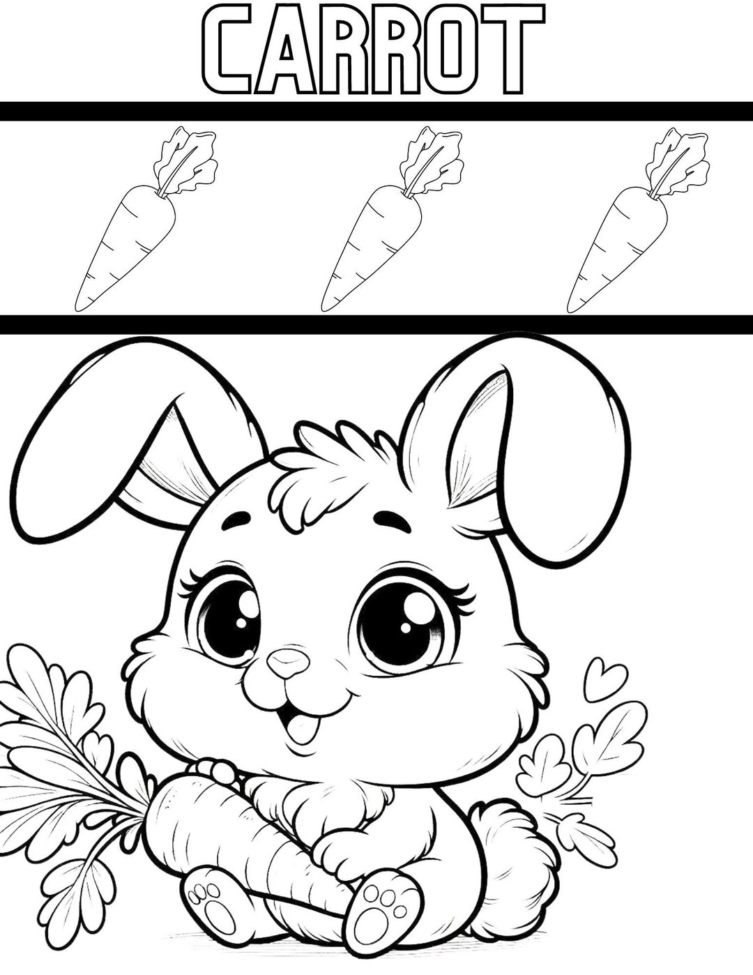 40 Coloring Pages | Animals Fruits Vegetables | Kids Fun Activity Book ...