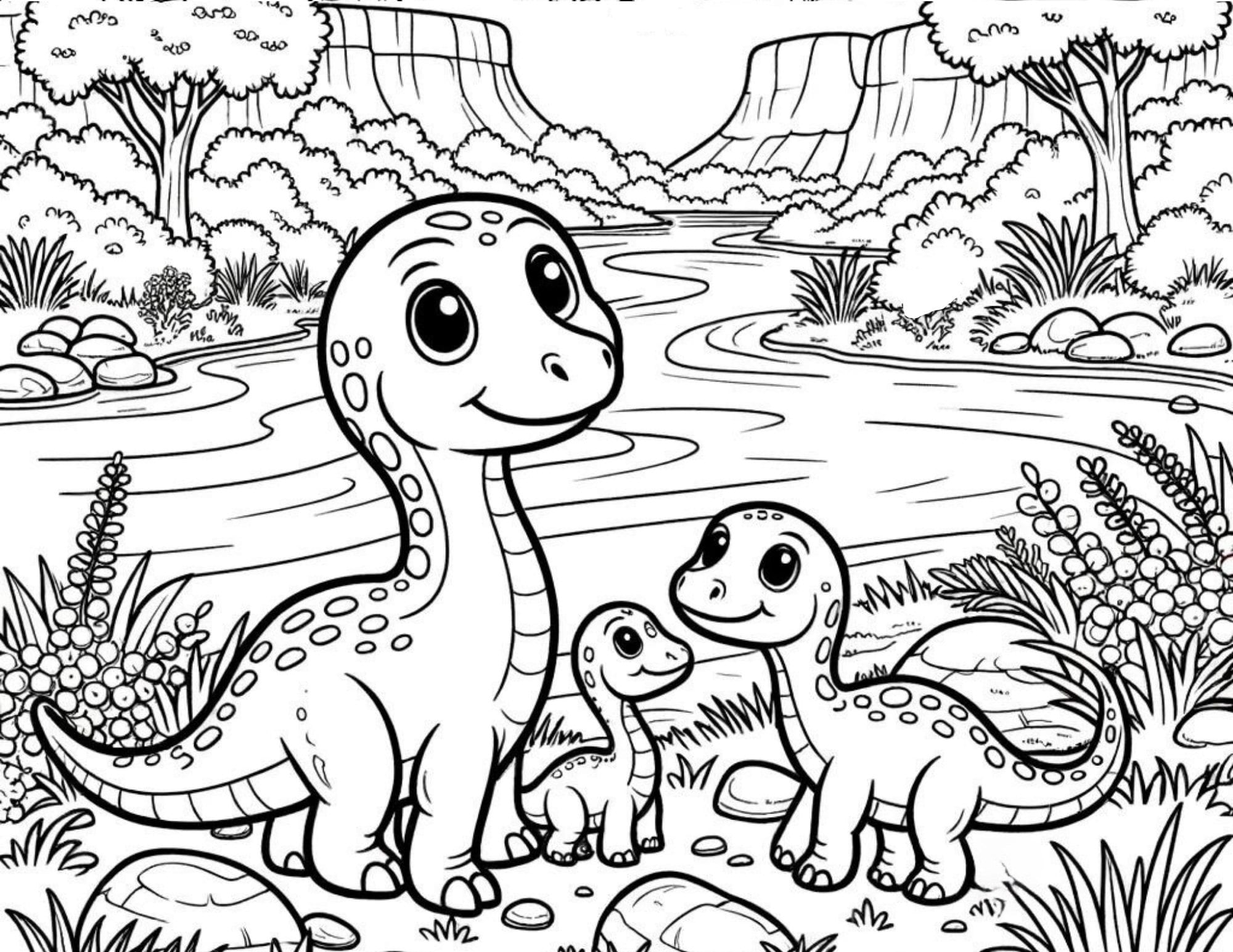 56 Dinosaur Coloring Pages |book | Kids Ages 4,5,6,7,8,9,10 | Fun ...