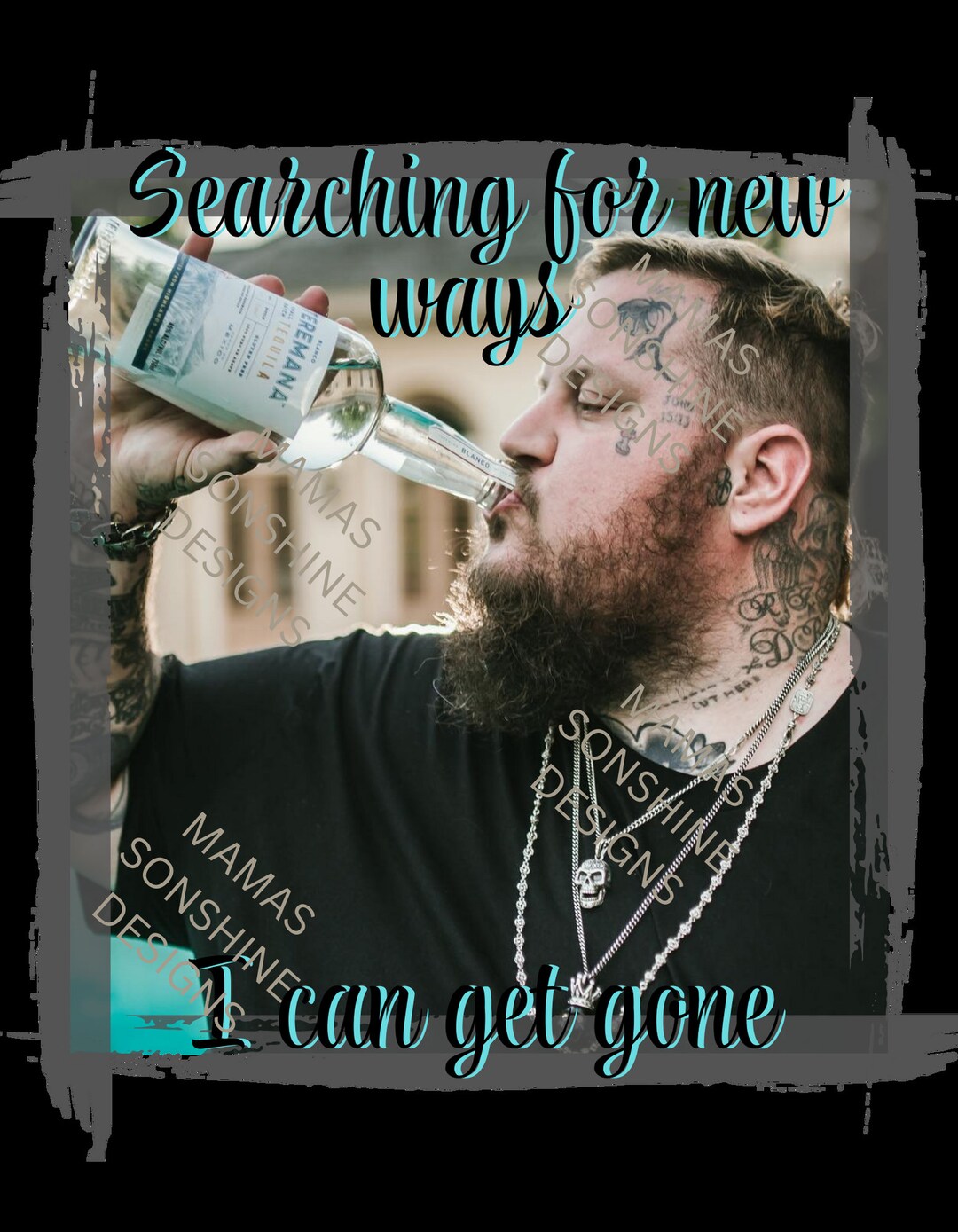 Jelly Roll Lyrics Design, PNG File, Sublimation or Screen Print File ...