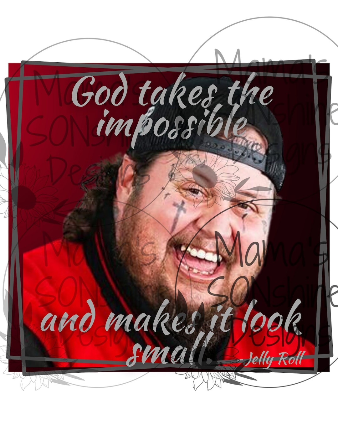 Jelly Roll Lyrics Design, PNG File, Sublimation or Screen Print File ...