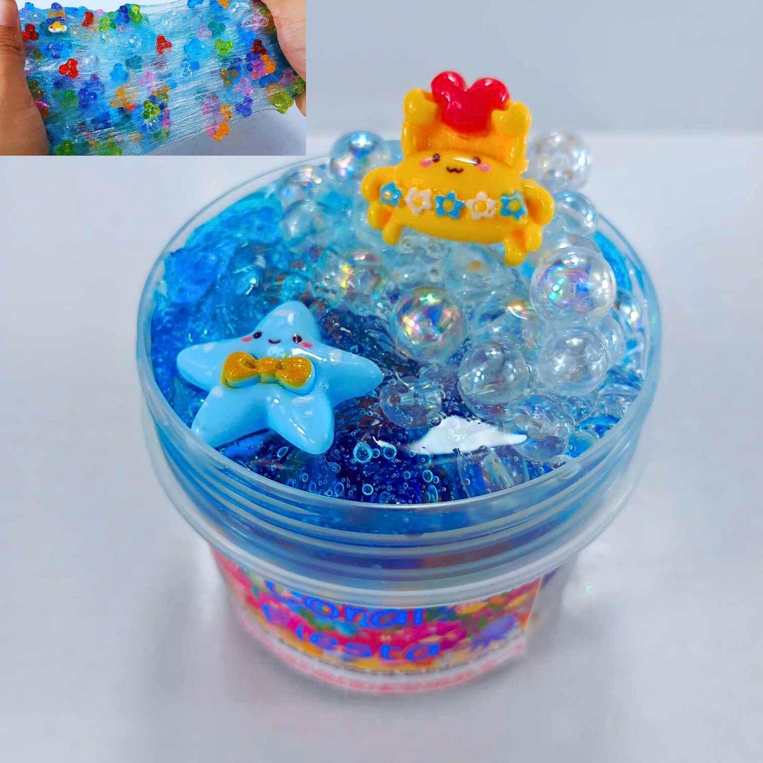 Coral Fiesta Crunchy Slime Vibrant, Textured Fun for Kids and Grown-ups ...