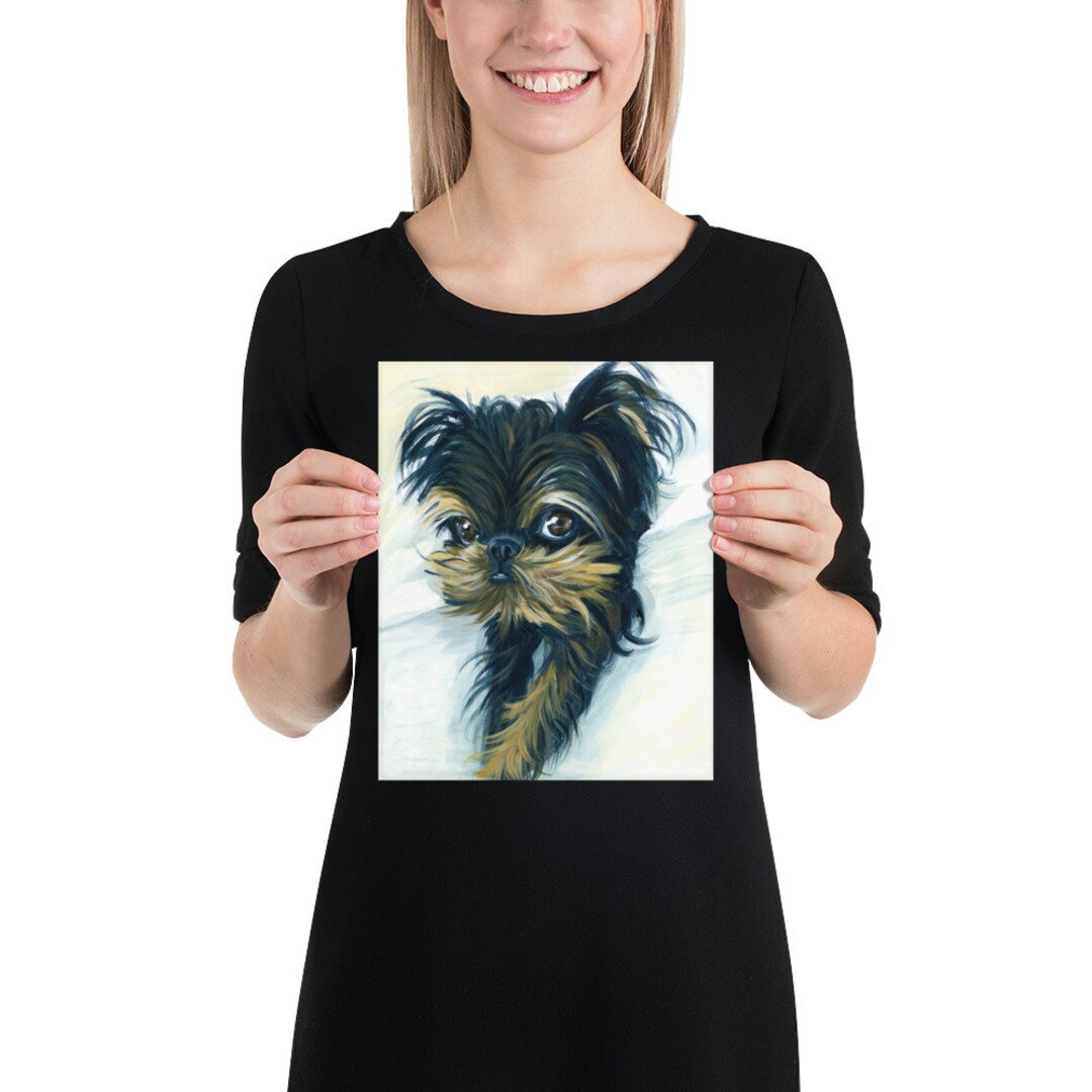 Black and Tan Griff Poster With My Original Illustration on It. - Etsy