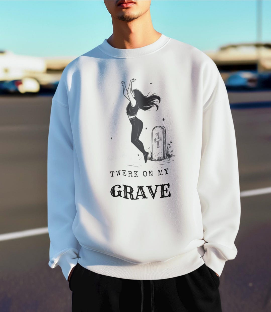 Funny Mature Twerk Sweater Joke Gravestone Sweatshirt, Unisex Hoodie ...
