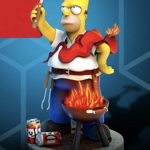 Homer Coaster STL for 3D Printing NOTE: Donut is in the File - Etsy UK