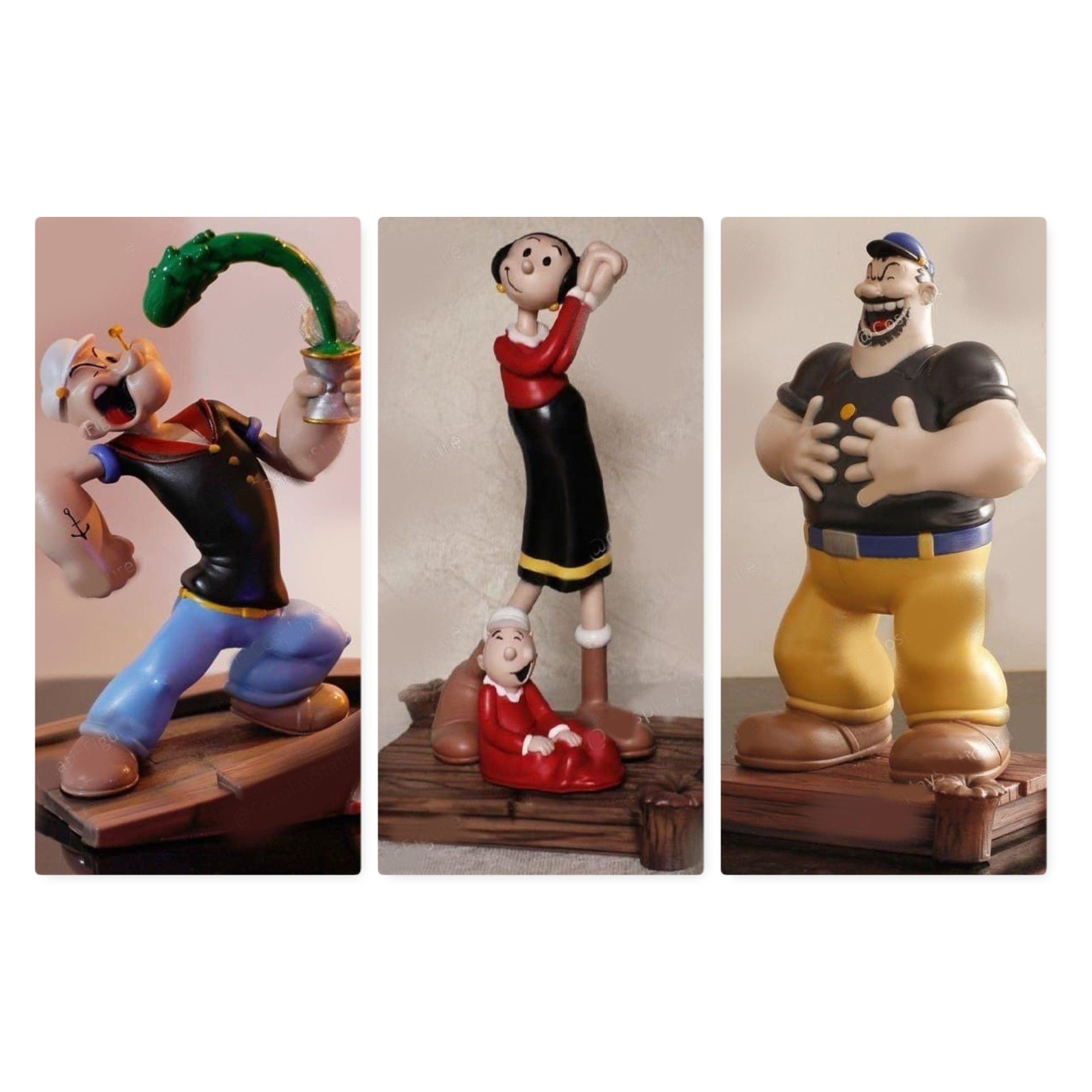 Popeye the Sailor PACK 3x Beatiful STL File 3D Printable - Etsy