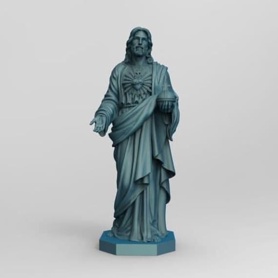 Jesus Christ ORIGINAL STL File STL File 3dprint - Etsy UK