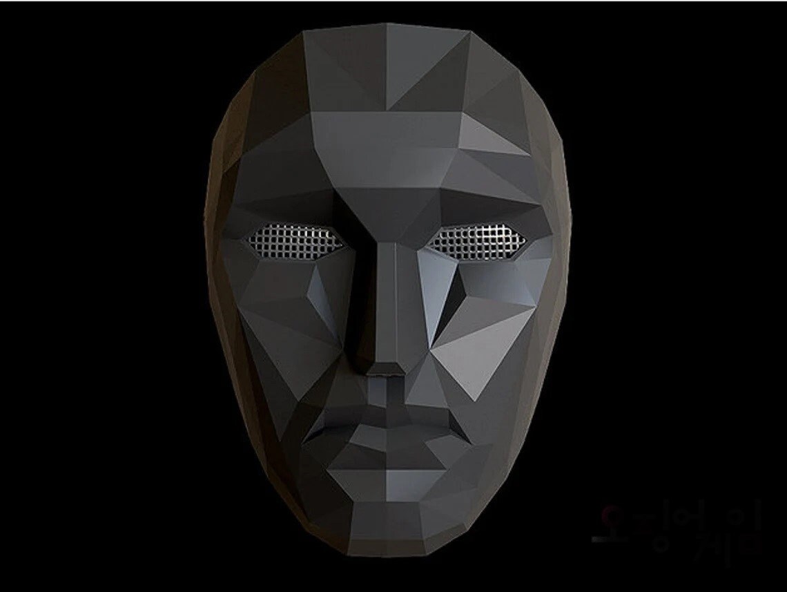 FRONTMAN Mask From Squidgame NEW STL File 3D Print | Etsy