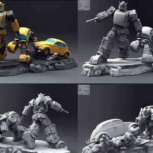 Bumblebee Transformers STL File 3D Imprimible - Etsy México