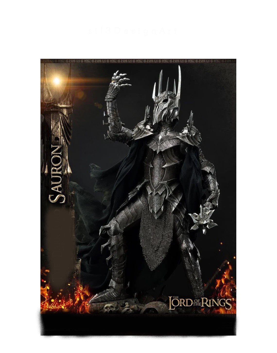 Sauron Figurine TOP STL File 3D Printable - Etsy