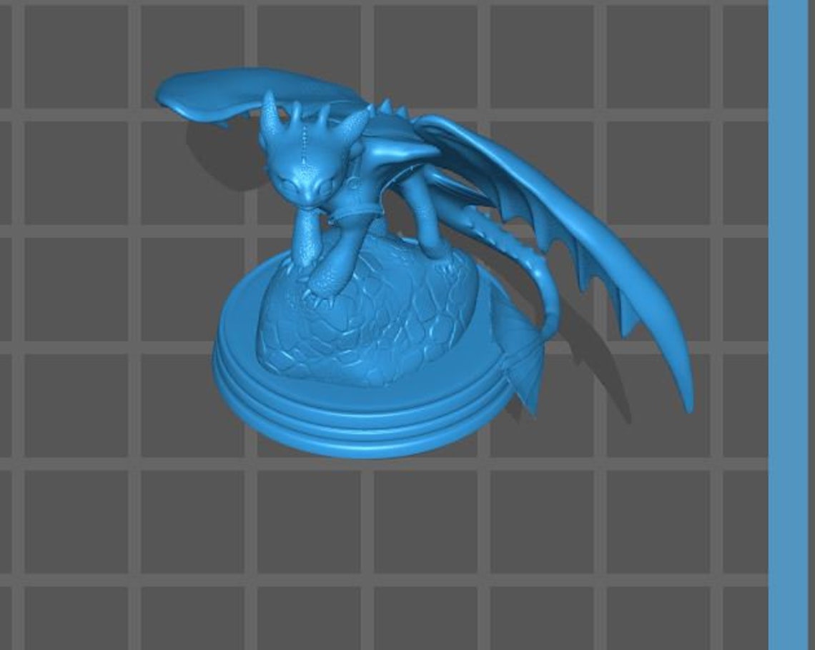 Dragon Toothless STL File 3D Printable - Etsy