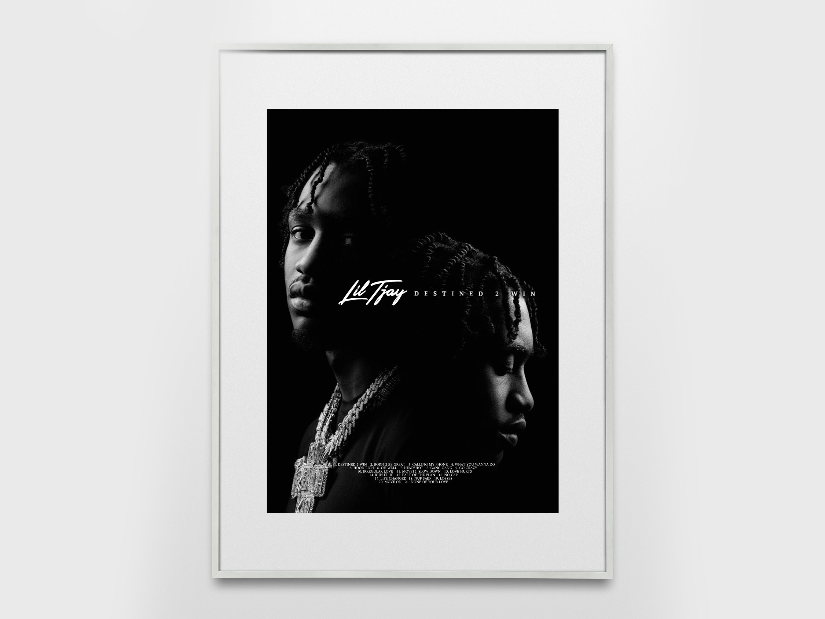 Lil Tjay Destined 2 Win Album Poster Print Lil Tjay Fan Gift - Etsy