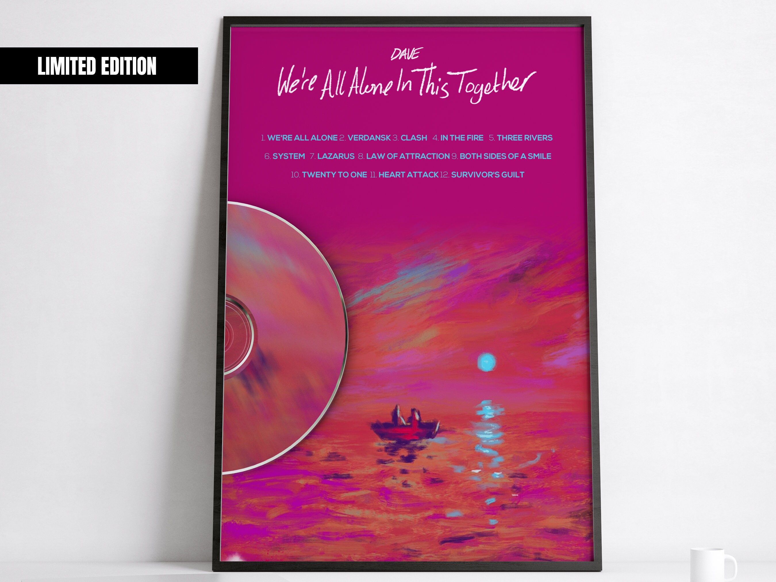 Dave We're All Alone in This Together Album Poster Print Santan Dave ...